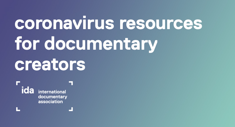 Coronavirus Resources for Documentary Creators | International ...